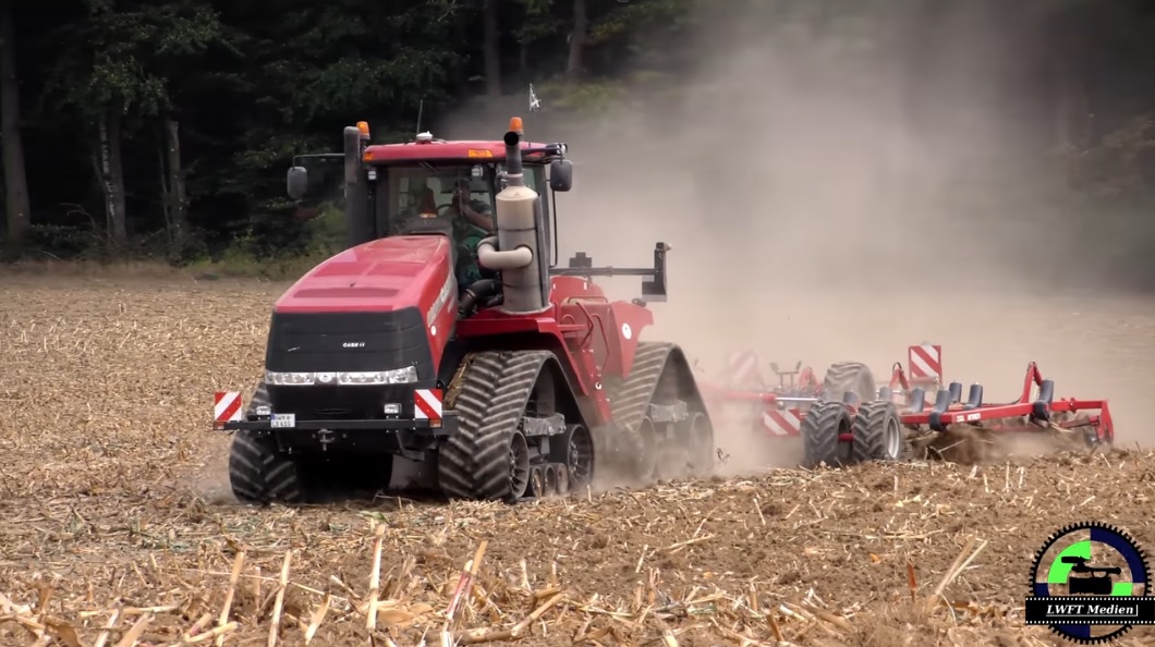 3 Case STX Quadtracs with Horsch Joker,Tiger and Väderstad Carrier