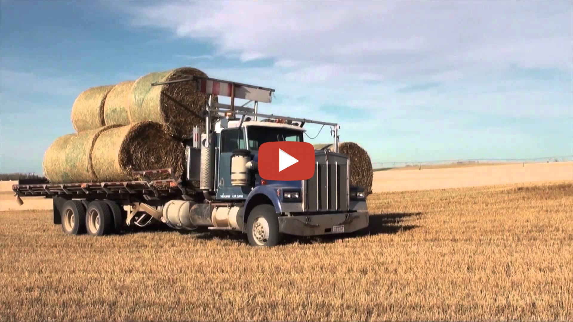 Selfloading Round Bale Truck