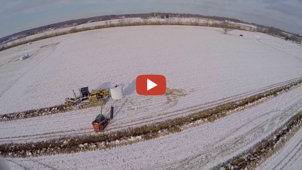 Field Drainage Tile Installation in Ohio - Cy Schweiterman Inc -- Mike Less