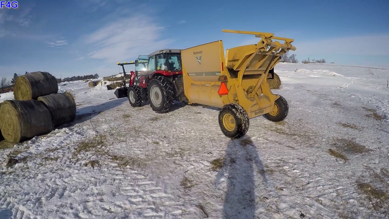 Spoiling the Bossies - AGCO 8785, MF 7616, Roorda Mixer, Vermeer ...