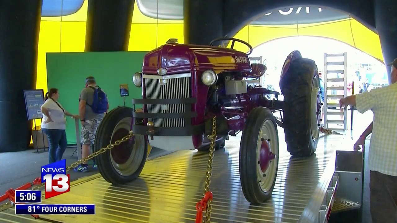 The Survivor tractor, a fully restored 1939 tractor, visits the Daytona ...