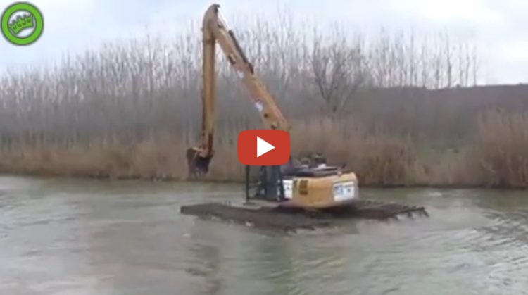 Accident with this special excavator