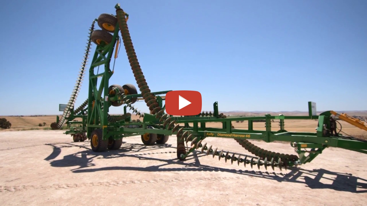 Kelly Tillage System hydraulic fold sequence -- Kelly Engineering