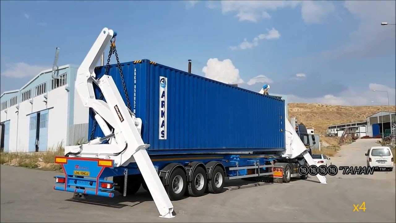 Loading and unloading containers.............