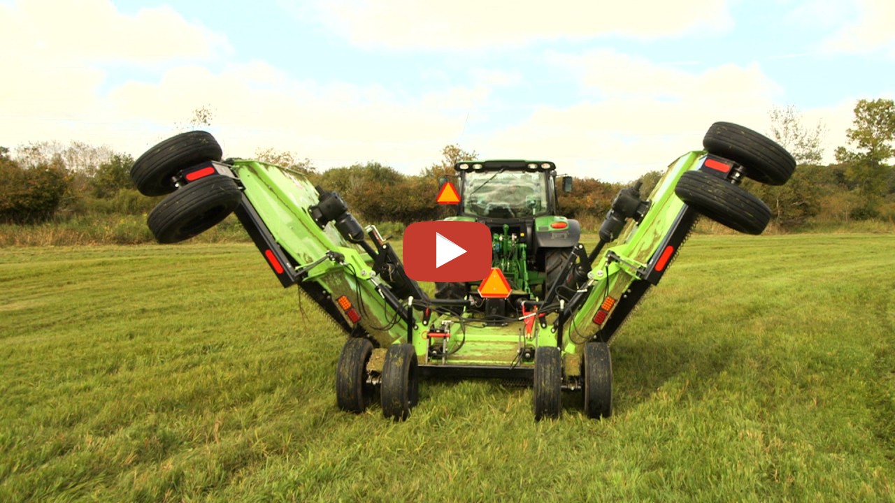 Quick Attach® Tractor 3 Point PTO Batwing Mower Implement