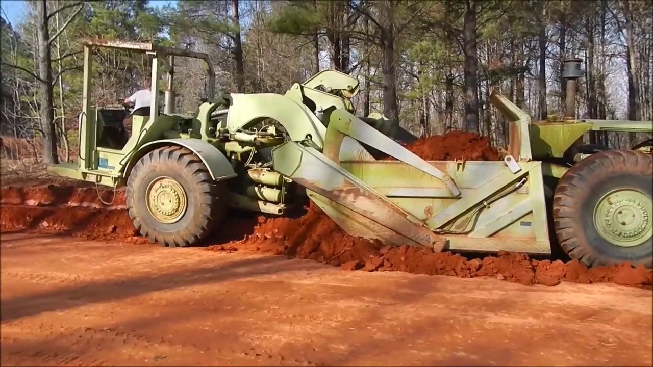 Some Terex TS-14 Scraper Action! -- letsdig18
