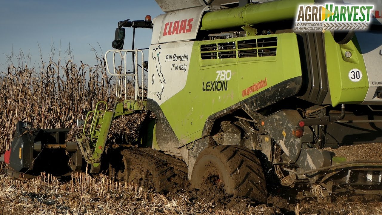 Claas Lexion 780 TT stuck in MUD Agriharvest