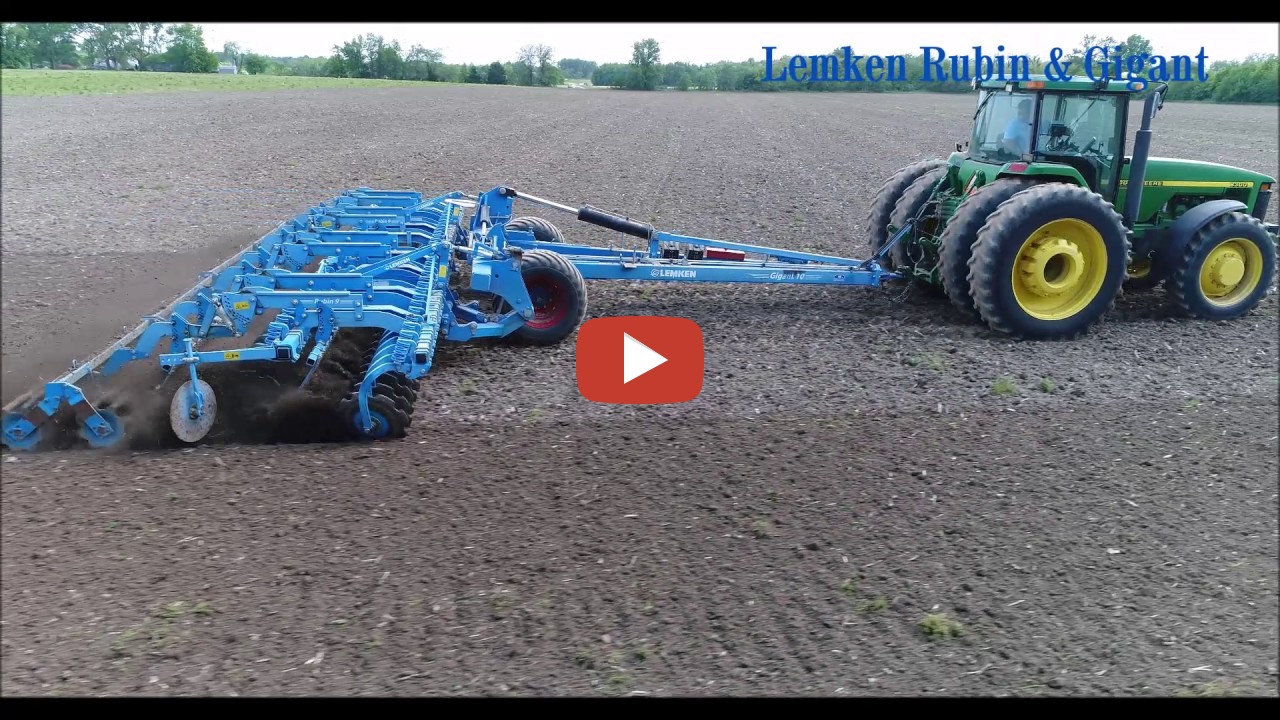 Lemken Rubin and Gigant One Pass Tillage -- Farm Equipment Dist.- Show ...