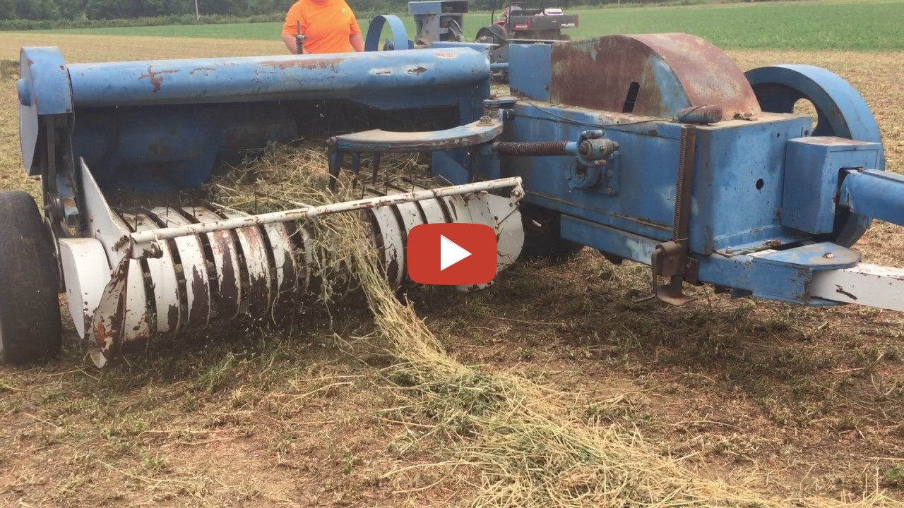 Here is a Ford 6000 pulling a vintage Ford wire tie baler at the 2017 ...