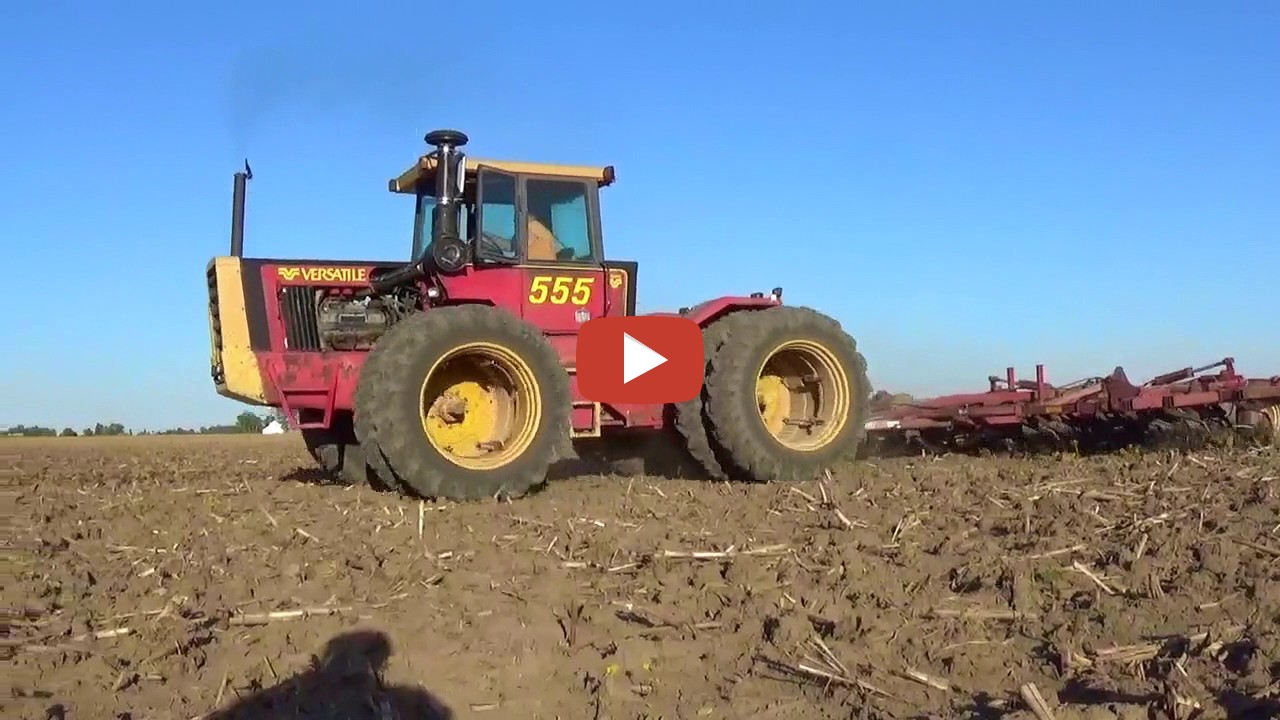 Versatile 555 Tractor working ground in Darke County Ohio -- Mike Less