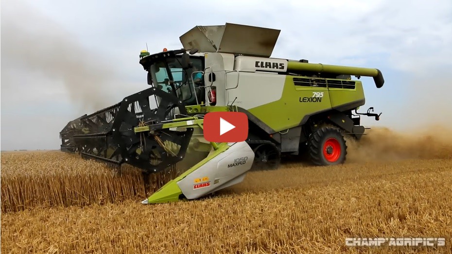 NEW Claas LEXION 795TT / Maxflo 1050 | Harvest 2017