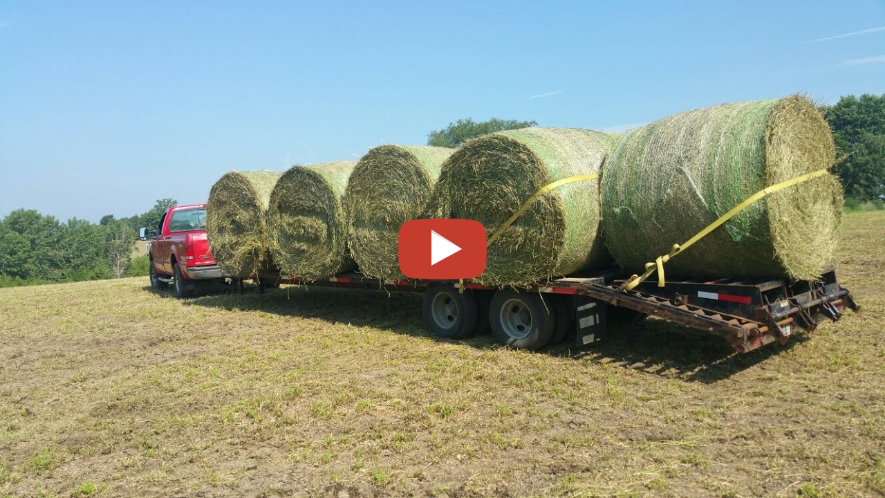 Helping A Fellow Farmer Loading Bales Out 7/5/17 -- The Rest Of The Story