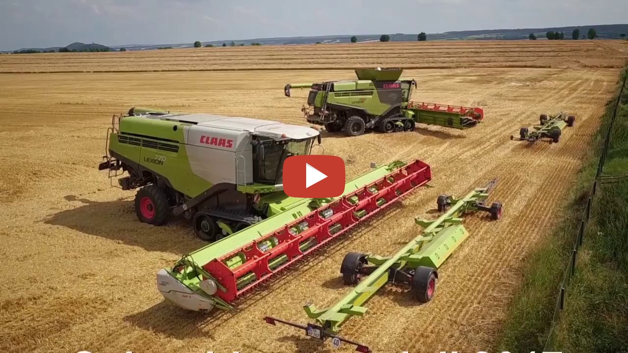 CLAAS LEXION 795 Monster Limited Edition at work in Germany