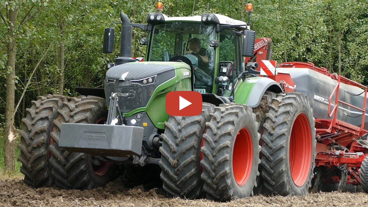 Fendt 1050 Vario Seeding w/ Horsch Pronto 6TD Seeder | Working In Hard ...
