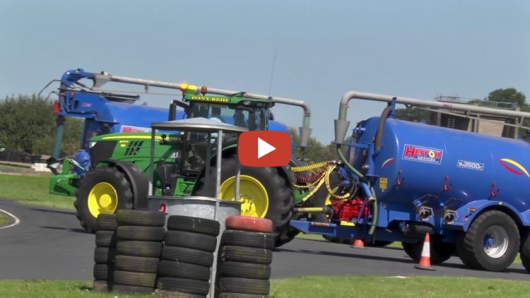 GRASSMEN TV - John Deere 6250R | Nutts Corner Racetrack Demo