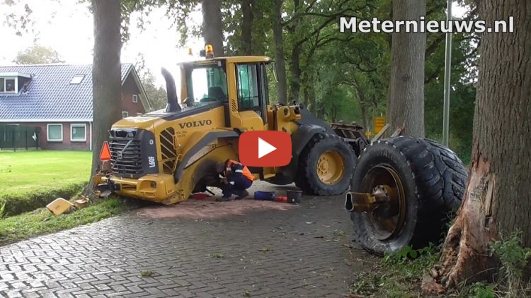 Accident with a wheel loader