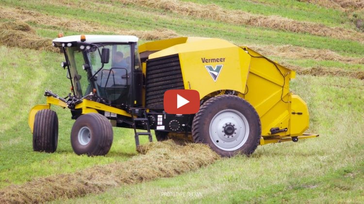 This first of its kind.....Introducing the ZR5 Self-Propelled Baler ...