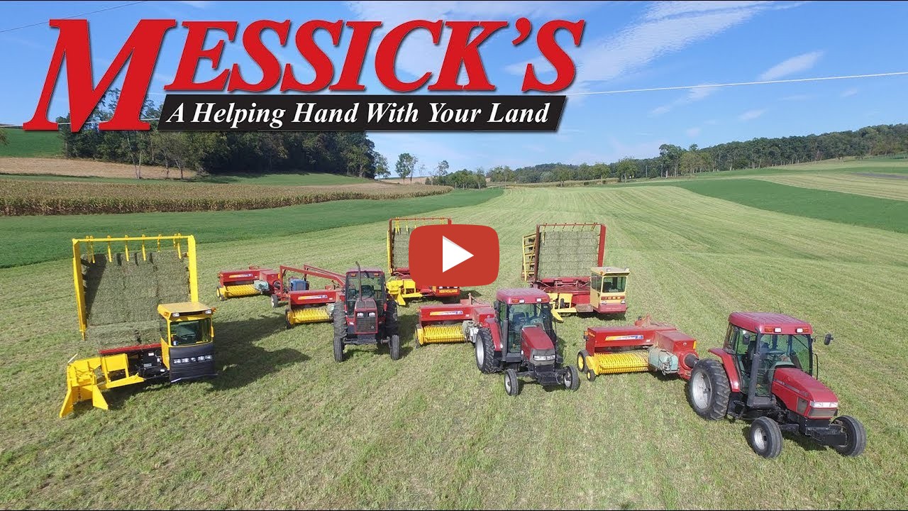 3 New Holland bale wagons and 4 small square balers in one field. New ...