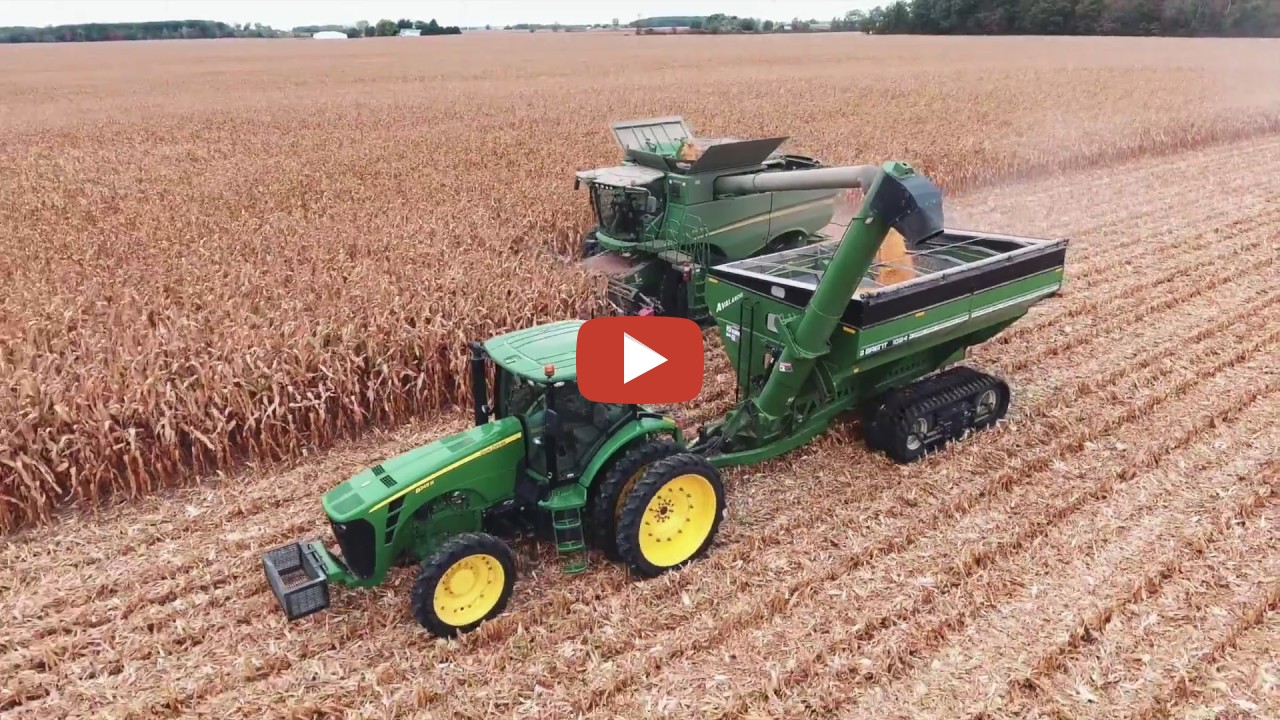 Michigan Corn Harvest | Fall 2017 with a John Deere S670 -- Ackerman ...