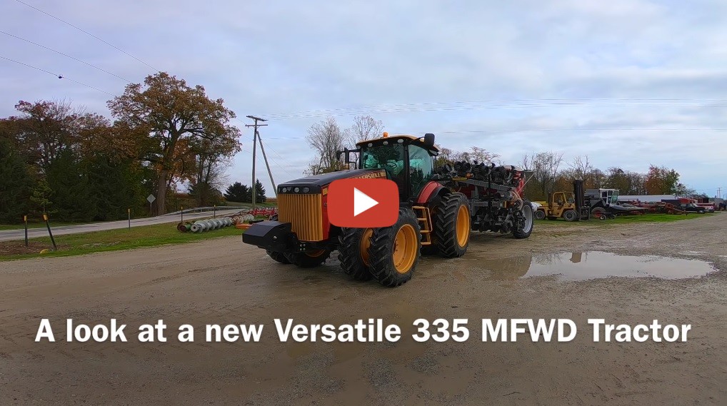 Mike Less -- A look at a new Versatile 335 MFWD Tractor at Schmidt ...
