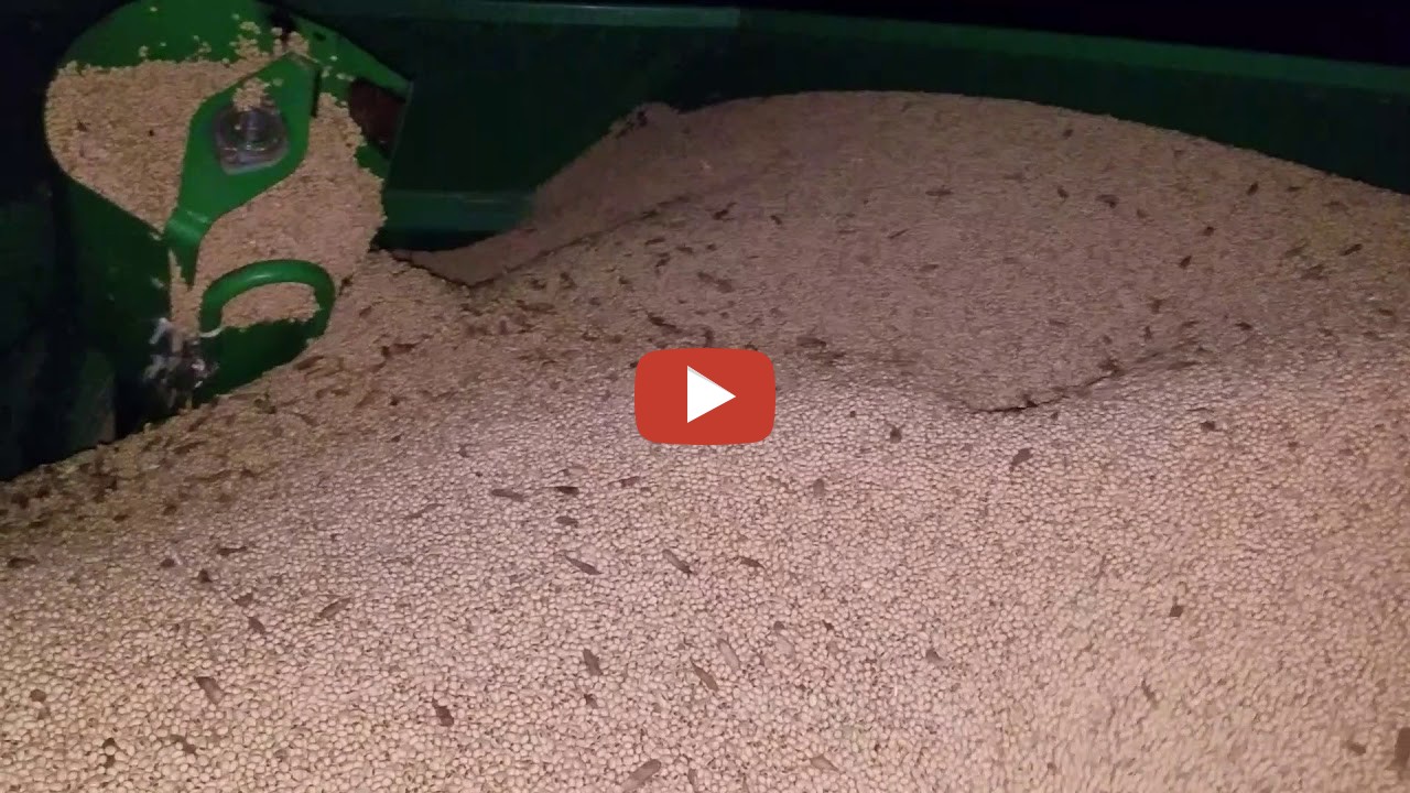 The John Deere 9550 combine caught on fire today -- The Farming Life