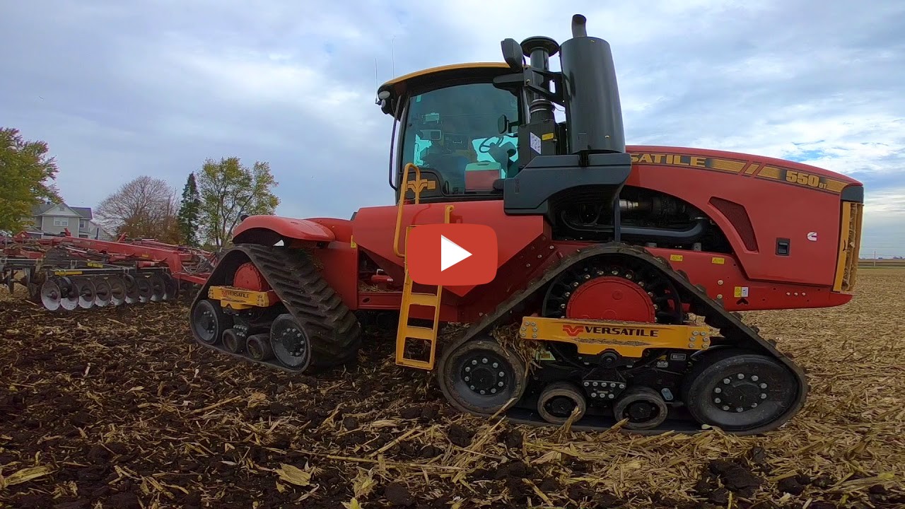 Mike Less -- New Versatile Delta Track 550 tractor pulling a Case IH ...
