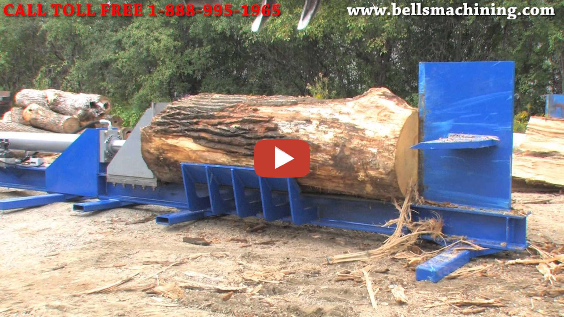 The Bell's Super Log Splitter allows you to split HUGE logs and cut ...