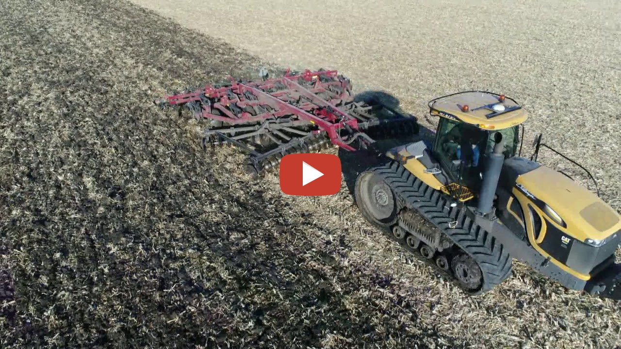 Tillage with Challenger 875C Chebanse IL on Dec 24
