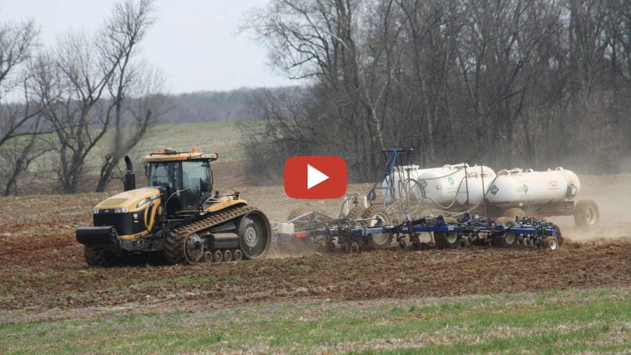 85 HP Challenger MT875C Tractor with NH3 Applicator -- bigtractorpower