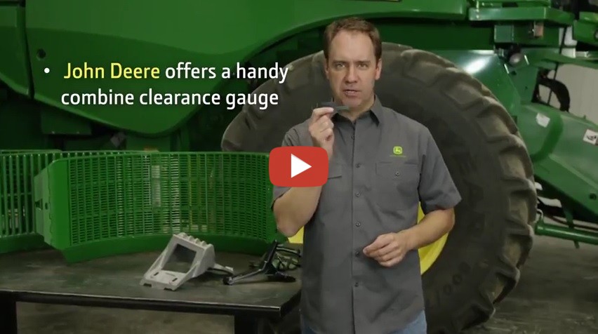 Learn to measure wear of your combine's threshing and separating ...
