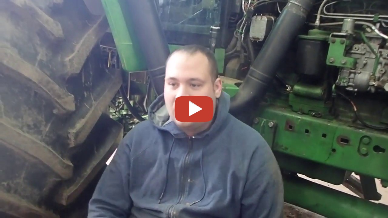 John Deere 7810 Was Crashed into a ditch and a pole.-- Tim is telling ...