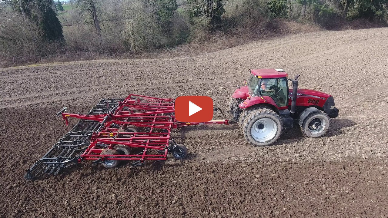 Tillaging with a Case IH 255TigerMate - Klopenstein Farms