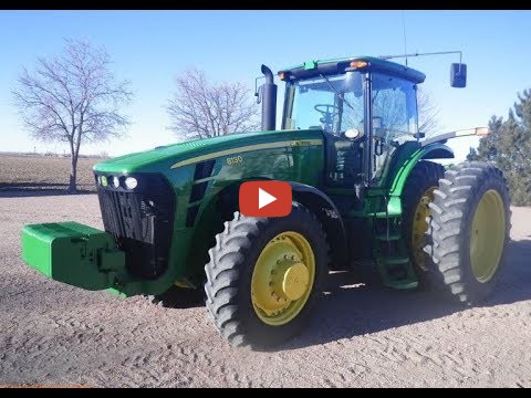 A 2008 John Deere 8130 tractor with 973 hours sold on a northeast ...