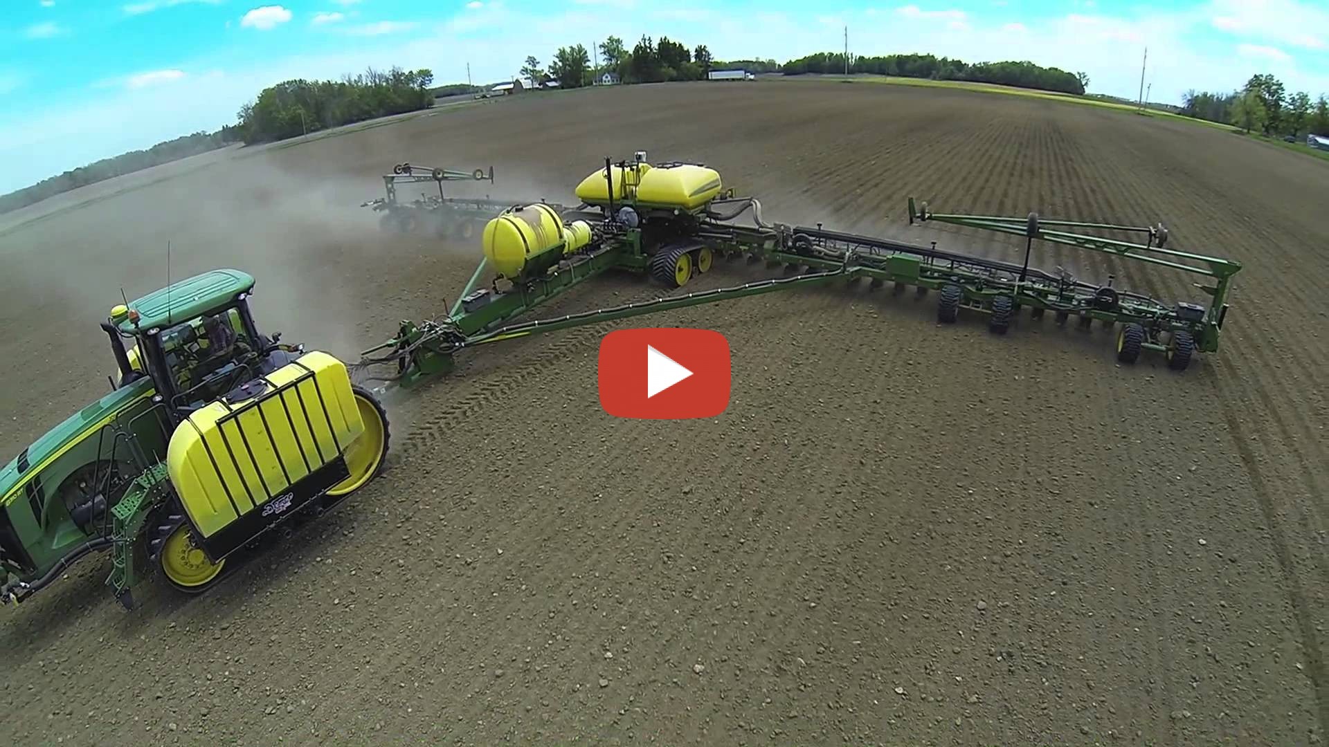 Planting corn -- Farm equipment: 9530T w/ 37' Horsch Anderson Joker ...