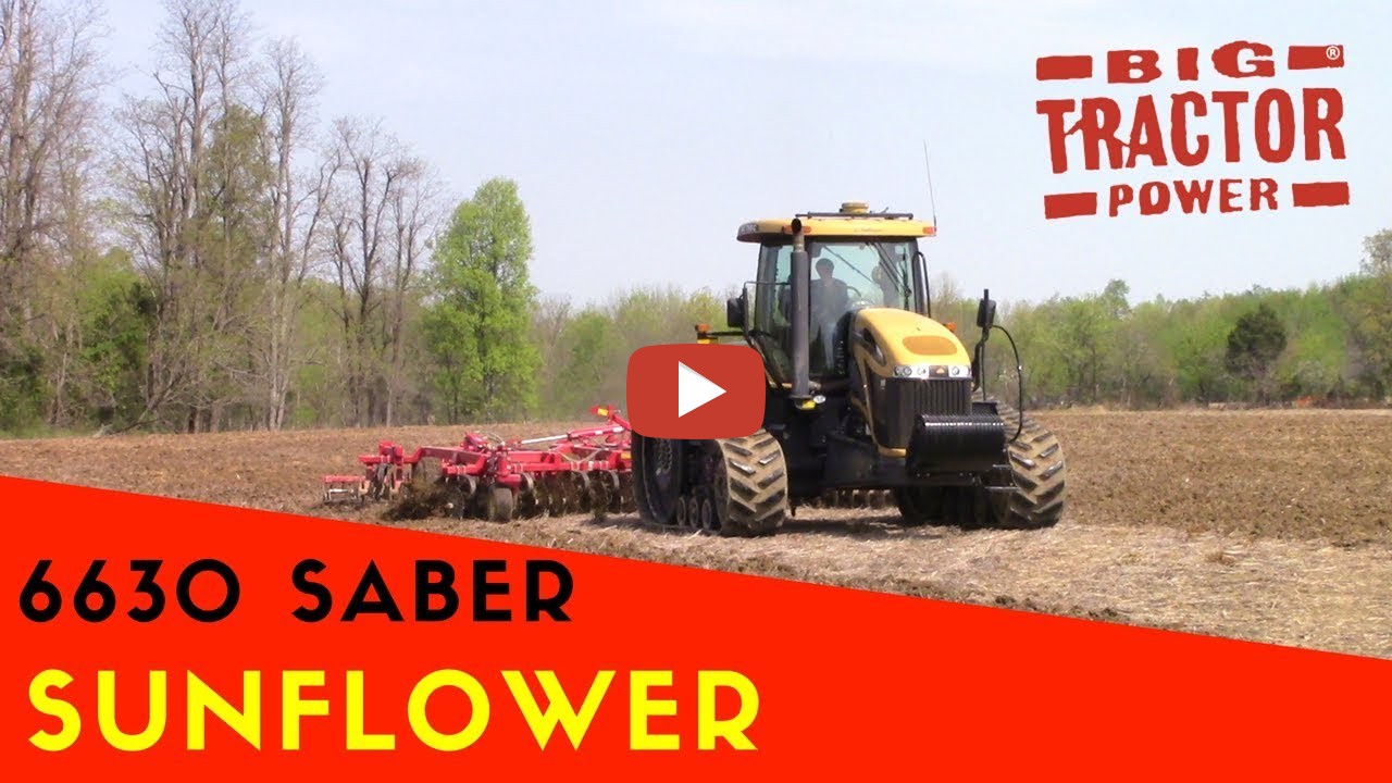 See AGCO's Sunflower 6630 Saber Vertical tillage tool at the work in ...
