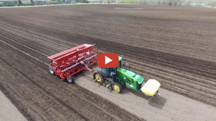 2018 Park Rapids Potato Planting Hubbard With John Deere Spudnik Planter
