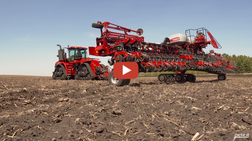 The 2160 Early Riser planter features the optional Rowtrac Carrier System for improved flotation ...