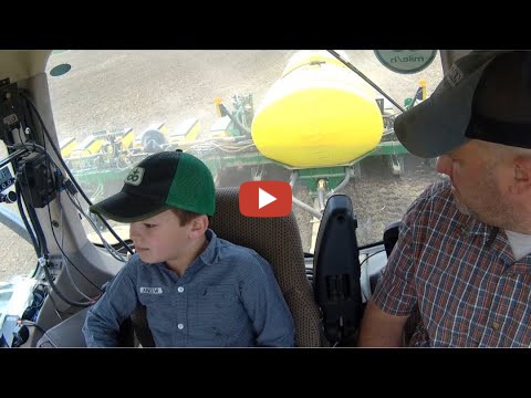 My youngest son Andrew planting corn with John Deere equipment May 26 ...