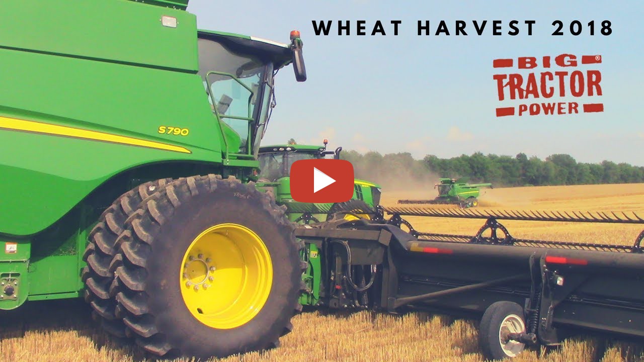 bigtractorpower -- It is the first day of the 2018 wheat harvest in Western Kentucky in the ...