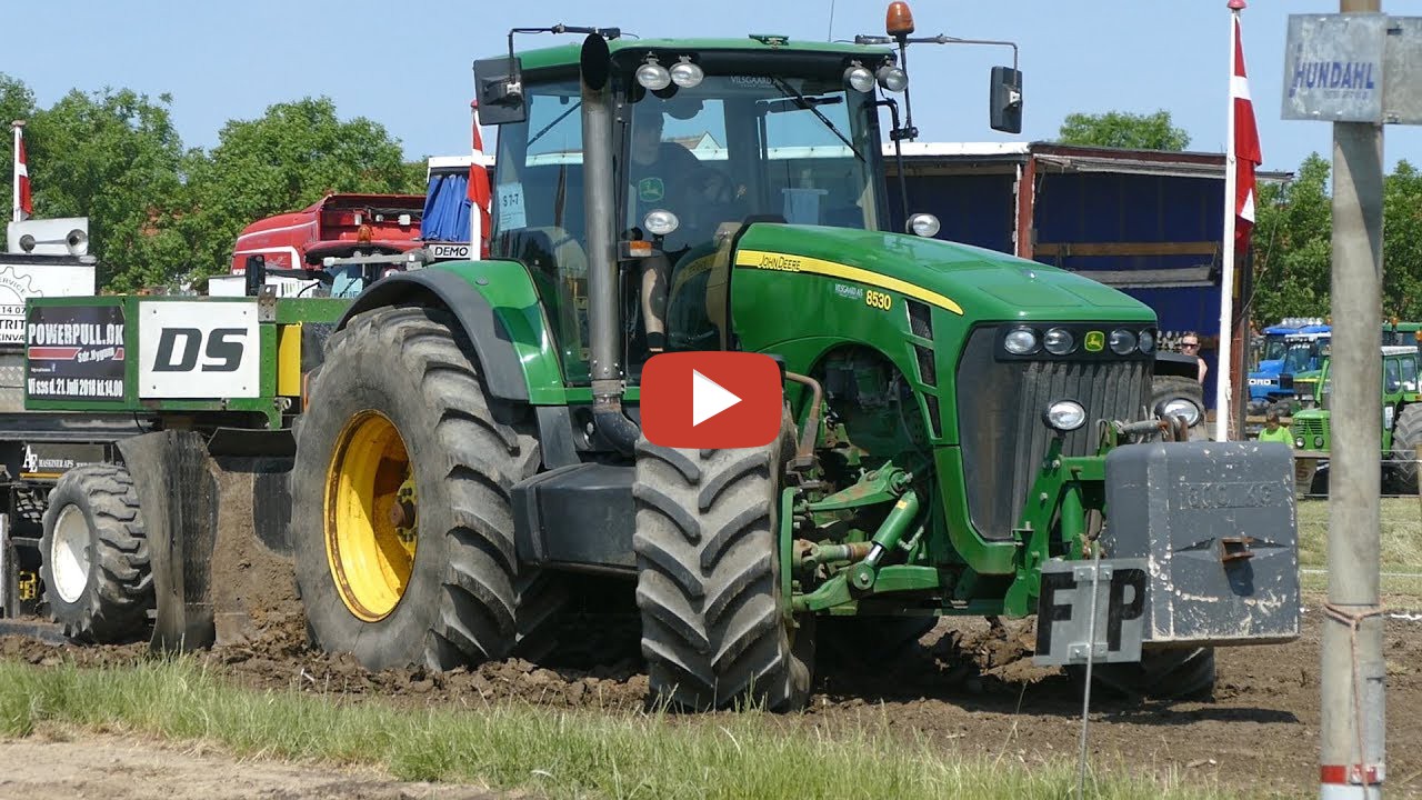 John Deere 8530 Fighting The Heavy Sledge Tractorpulling