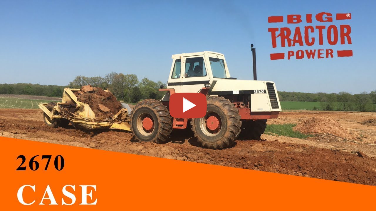 See and hear one of the Case 2670 tractor at work with an yard Reynolds ...