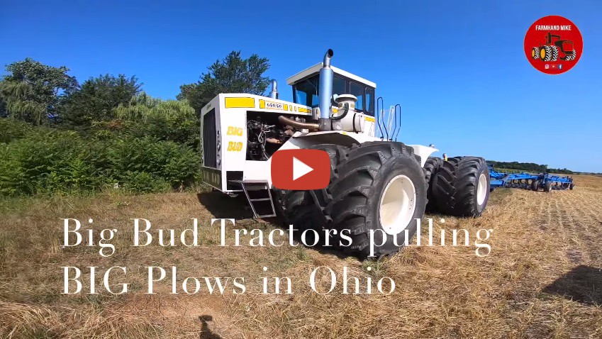 Mike Less - Farmhand Mike -- Big Bud 650/50 tractor pulling a DMI 21 ...