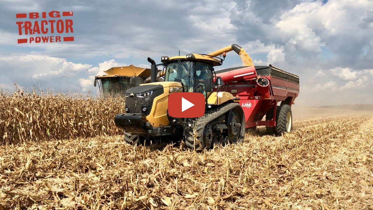 Big Challenger Tractor Field Demonstration Day - 405 hp Challenger MT740 CVT Tracked Tractor ...