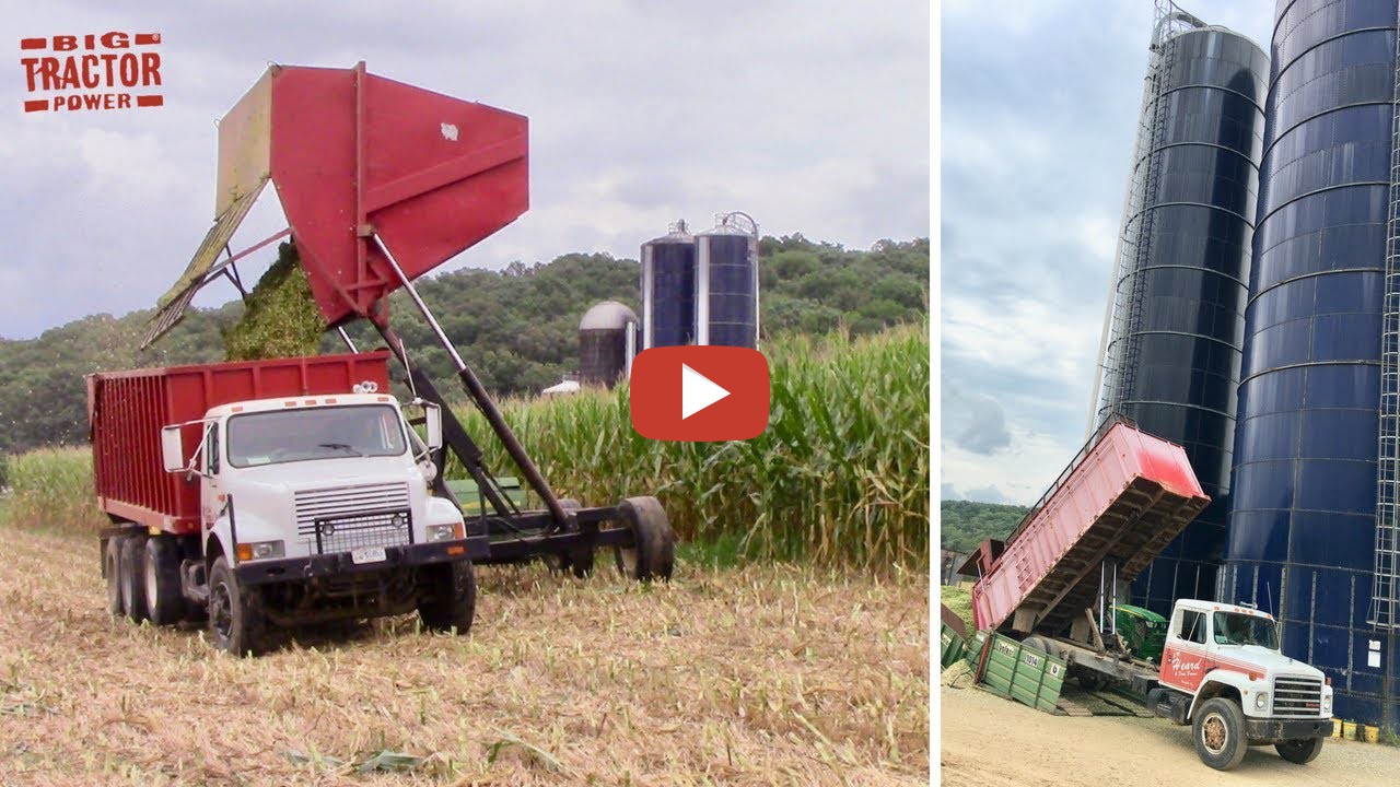 Big Tractor Power follows the process of filling a Harvestore silo with ...