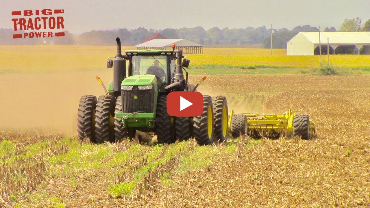 bigtractorpower -- High Speed Disking at 10 MPH with a Degelman Pro ...
