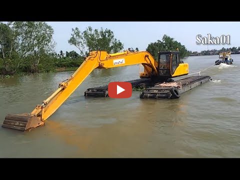 Great Water-king Machines | Amphibious Excavator | Type Excavator is on ...