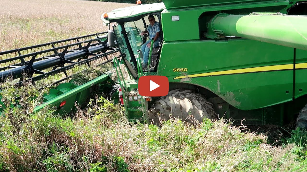 Near Disasters on the Farm with Combine and Tractor -- Jason Wish