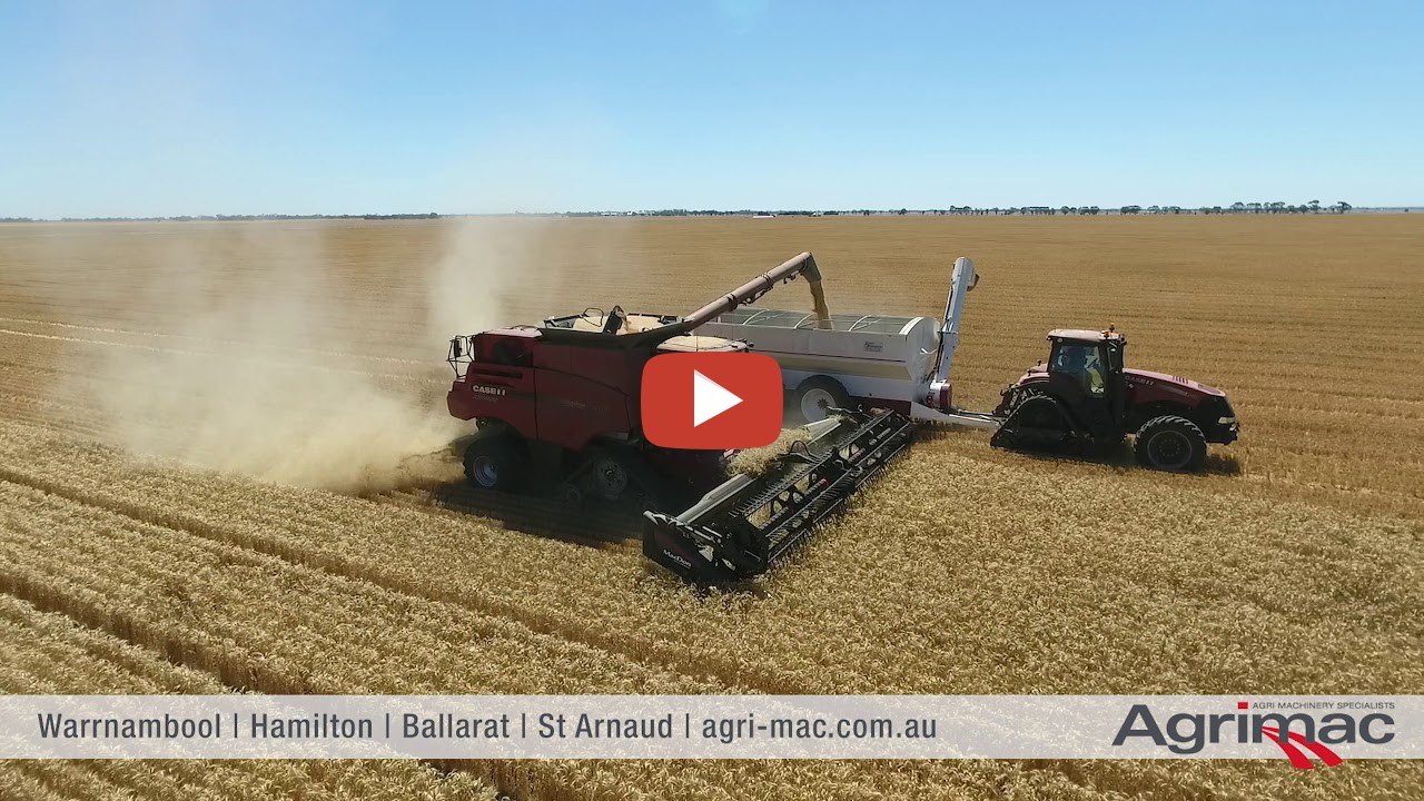 Australia....Case IH 7240 Combine in action during harvest -- Agrimac Group