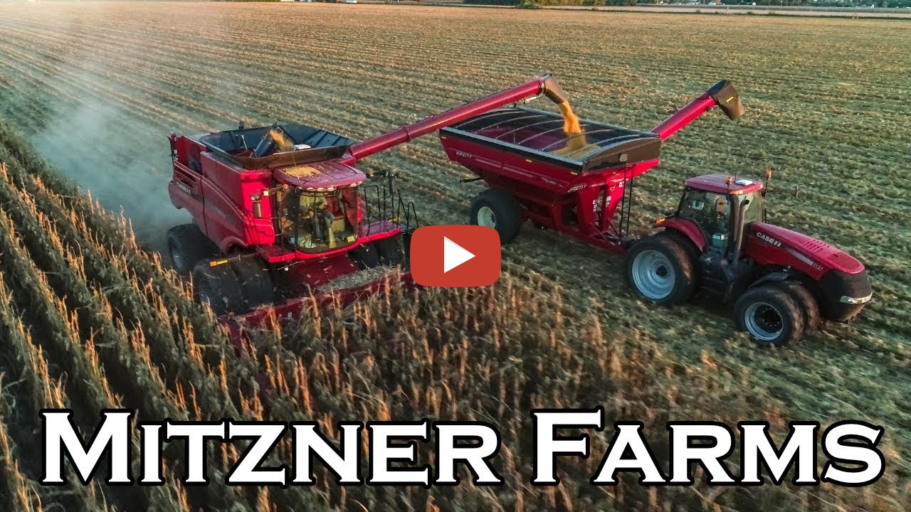 Mitzner Farms 2018 Harvest with Case ih. -- Pilot of the Countryside