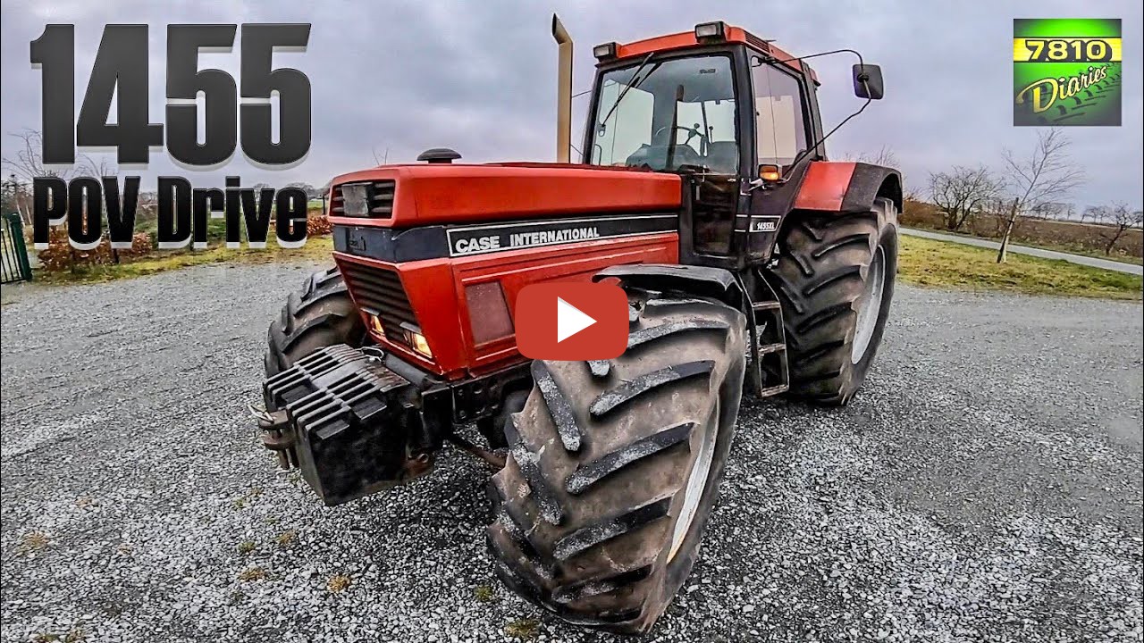 Yes! Its finally there, our tractor has arrived! It's CASE IH 1455 XL ...
